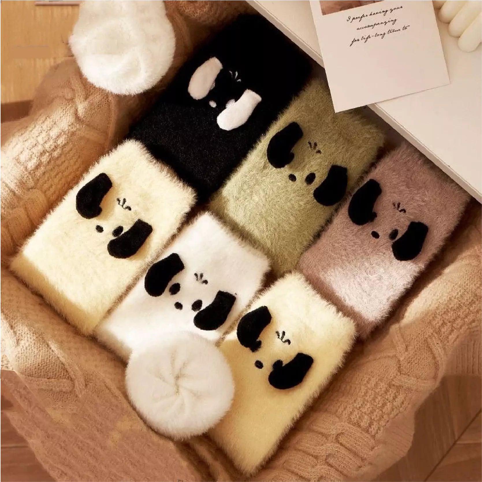 Pochacco Fleece Socks (5 PCs Pack) – In Kawaii Shop