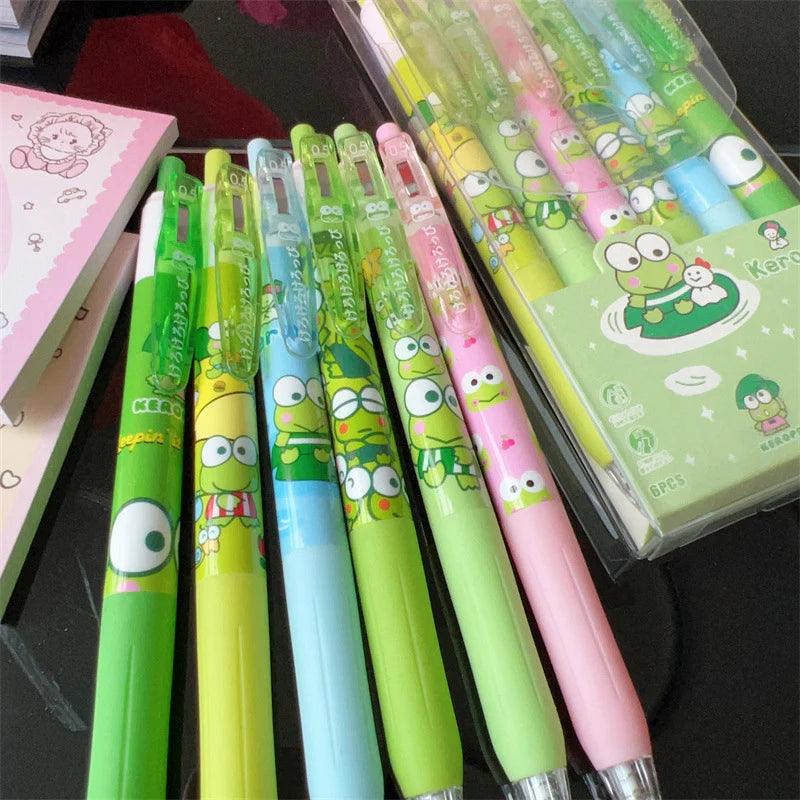 Keroppi Pen Pack (6 Pens) – In Kawaii Shop