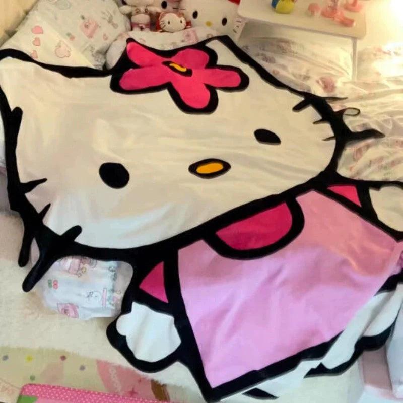 Hello Kitty Figure Blanket – In Kawaii Shop