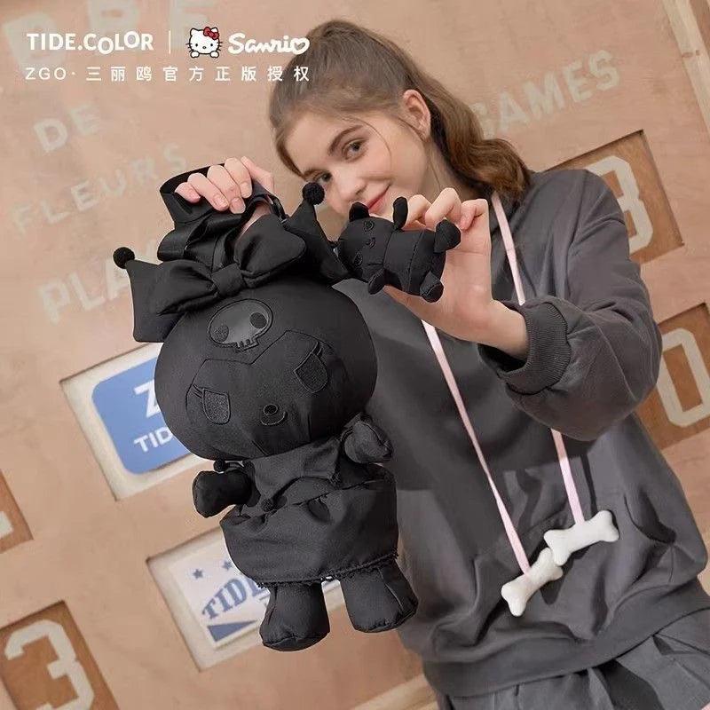 Kuromi Dark Angel Backpack – Gothic Elegance Redefined – In Kawaii Shop