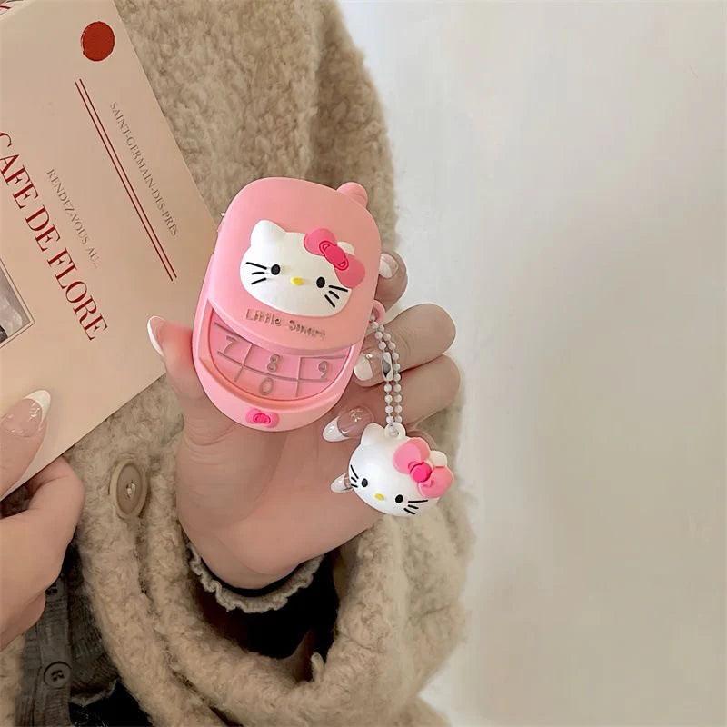 Pink Hello Kitty Cellphone AirPod Case – In Kawaii Shop