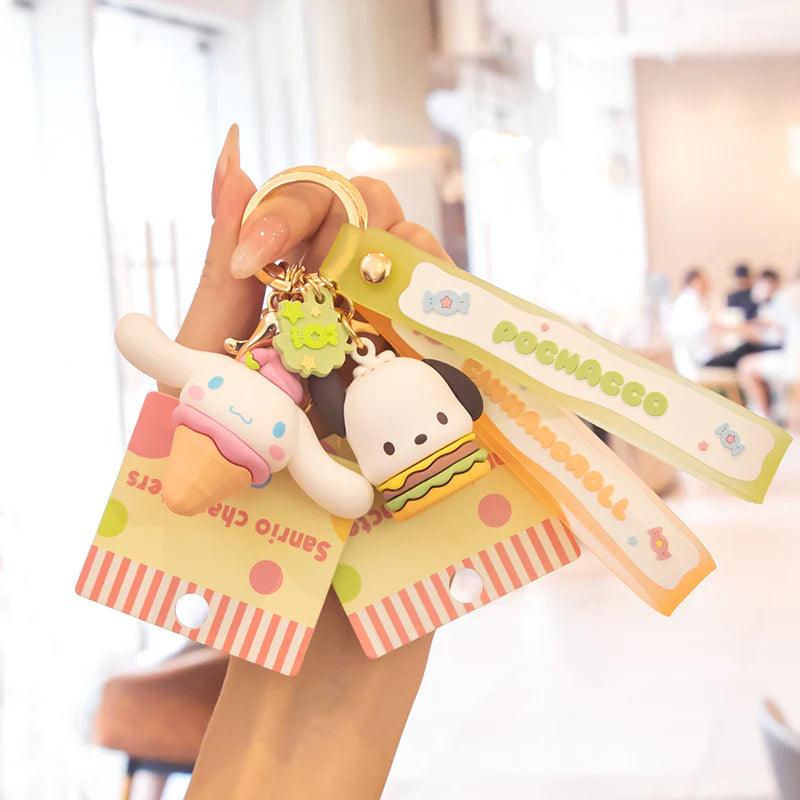 Sanrio Snack-Themed Keychain – In Kawaii Shop