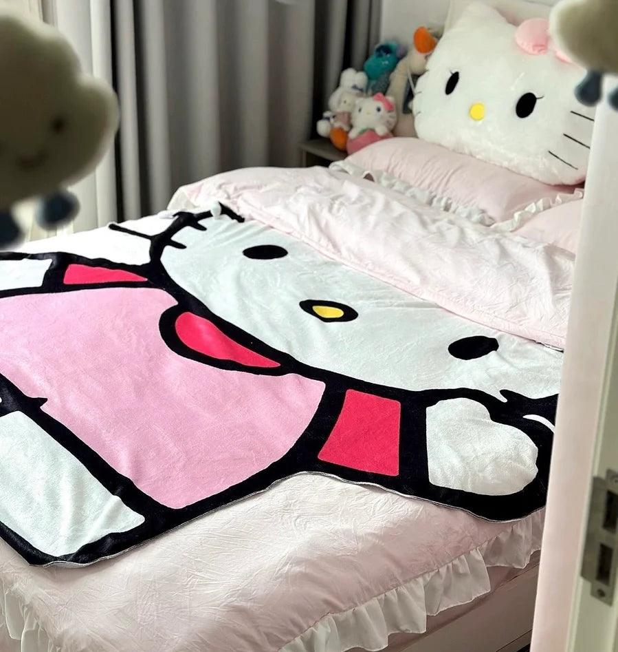 Hello Kitty Figure Blanket – In Kawaii Shop