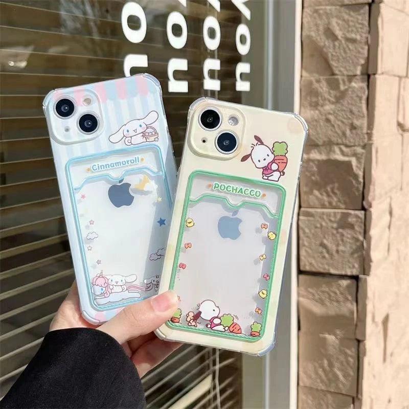 Sanrio Phone case with card holder – In Kawaii Shop