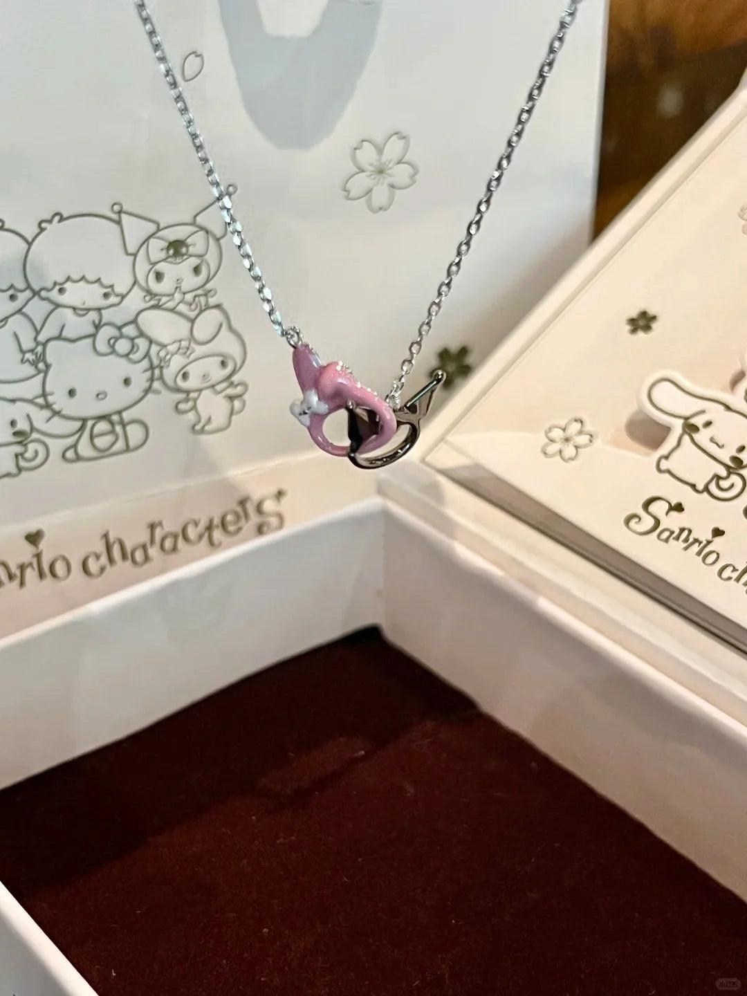 My Melody and Kuromi Hook Together Necklace – In Kawaii Shop