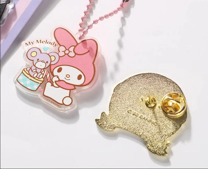 Sanrio Medal Pin and Charm Set – In Kawaii Shop