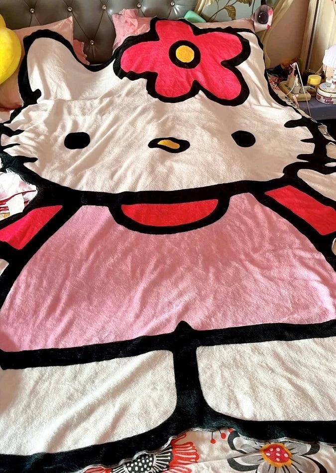 Hello Kitty Figure Blanket – In Kawaii Shop