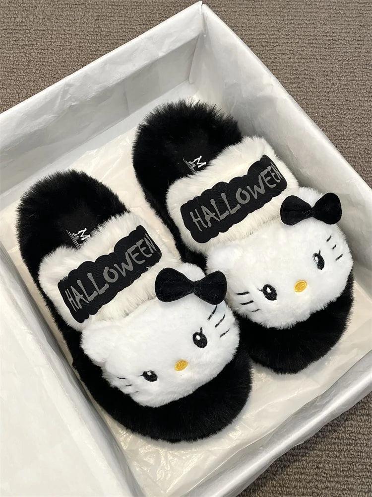 Hello Kitty Halloween Fluffy Slippers – In Kawaii Shop
