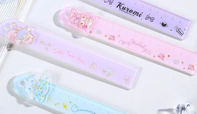 Sanrio Acrylic Rotating Ruler – In Kawaii Shop