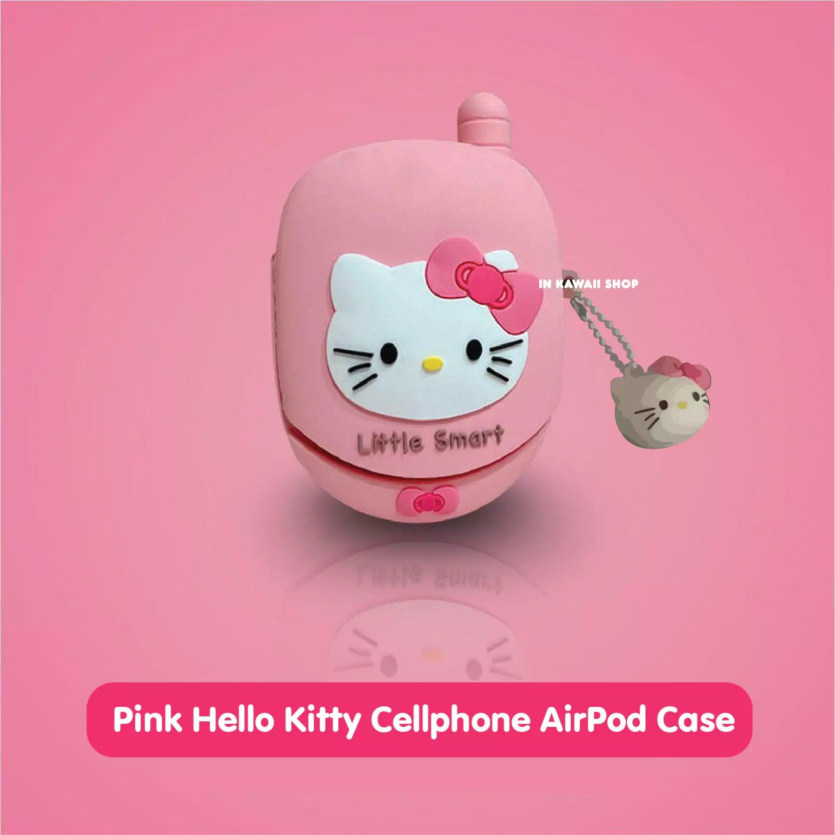 Pink Hello Kitty Cellphone AirPod Case – In Kawaii Shop