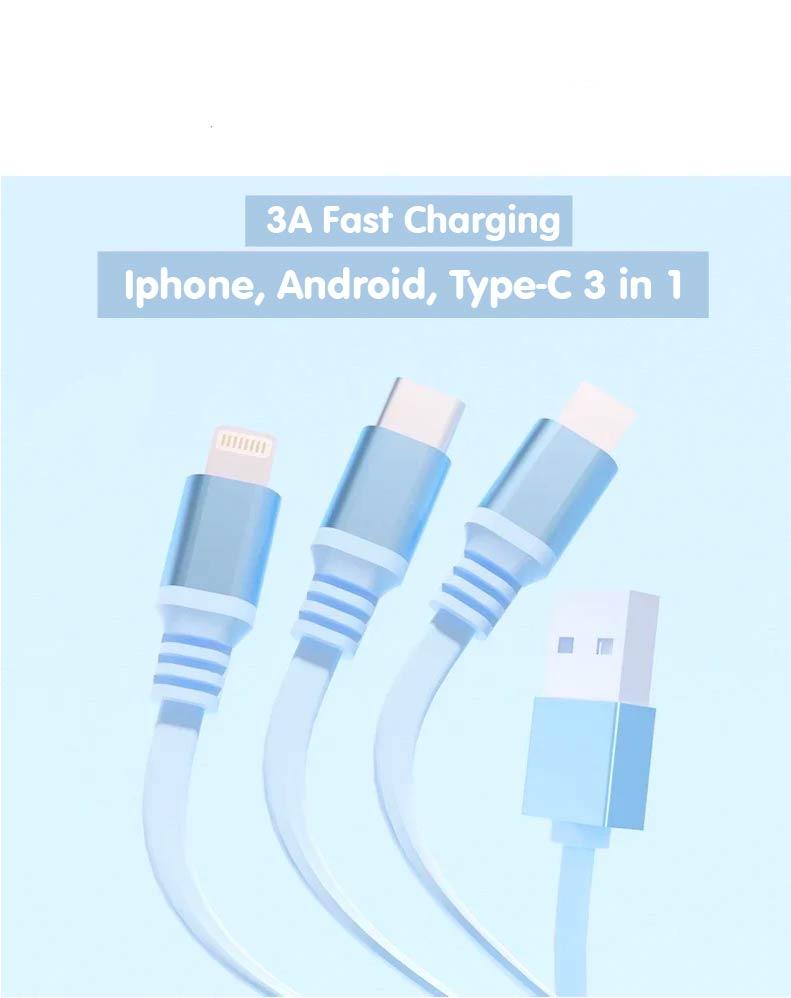 3-1 Fast-Speed Charging Cable (Kuromi, Cinnamoroll) – In Kawaii Shop
