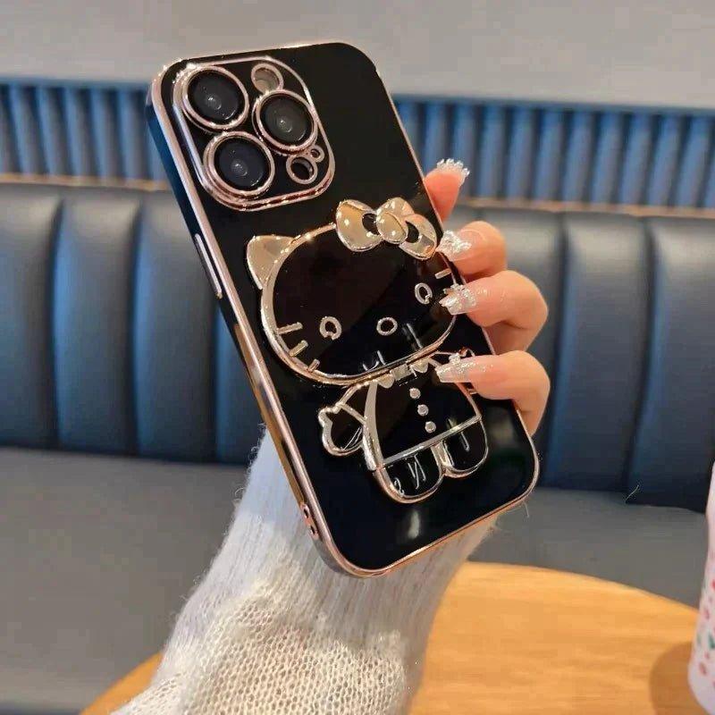 HelloKitty Foldable Mirror Stand Phone Case – In Kawaii Shop