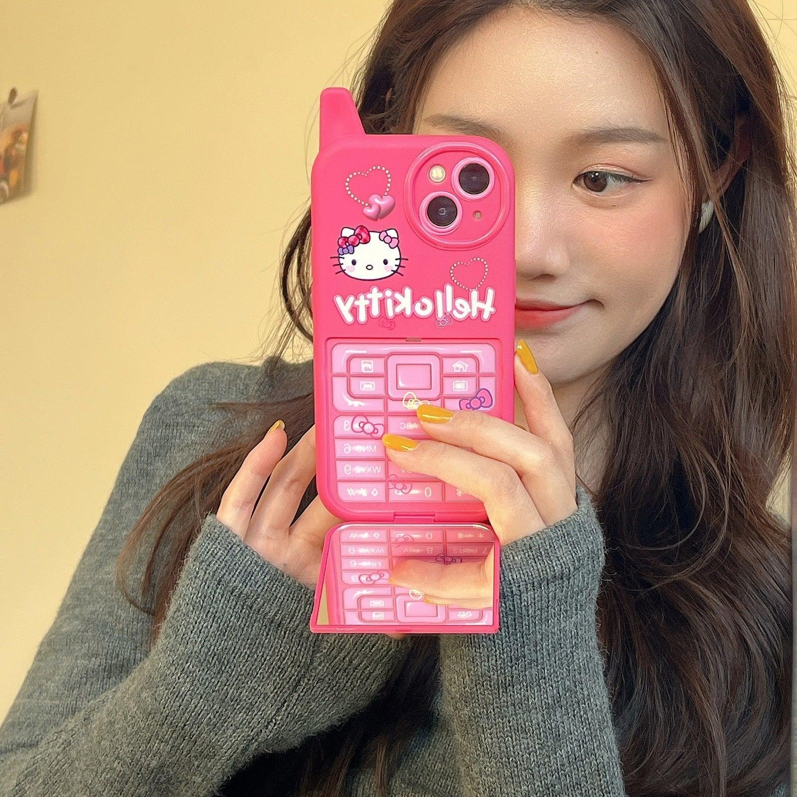 HelloKitty Flipping Mirror Phone Case – In Kawaii Shop