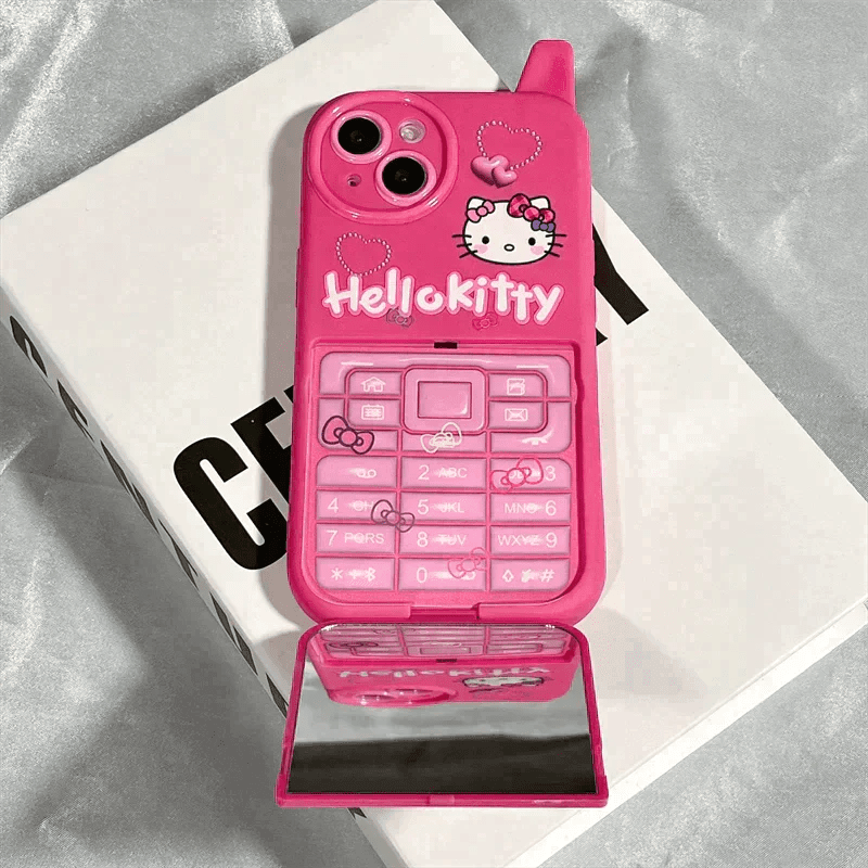 HelloKitty Flipping Mirror Phone Case – In Kawaii Shop