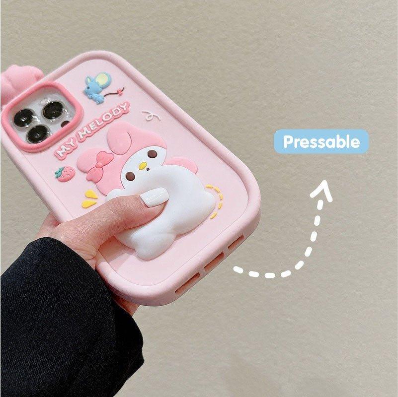 My Melody Stress-Relief 3D Phone Case – In Kawaii Shop