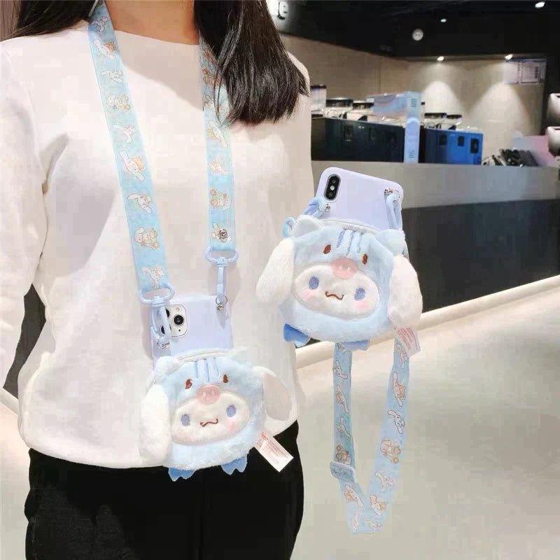 Plushie Pouch and Lanyard iPhone Case featuring My Melody and ...