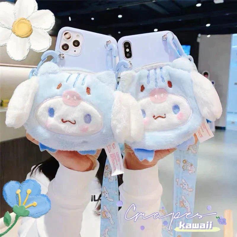 Plushie Pouch and Lanyard iPhone Case featuring My Melody and ...