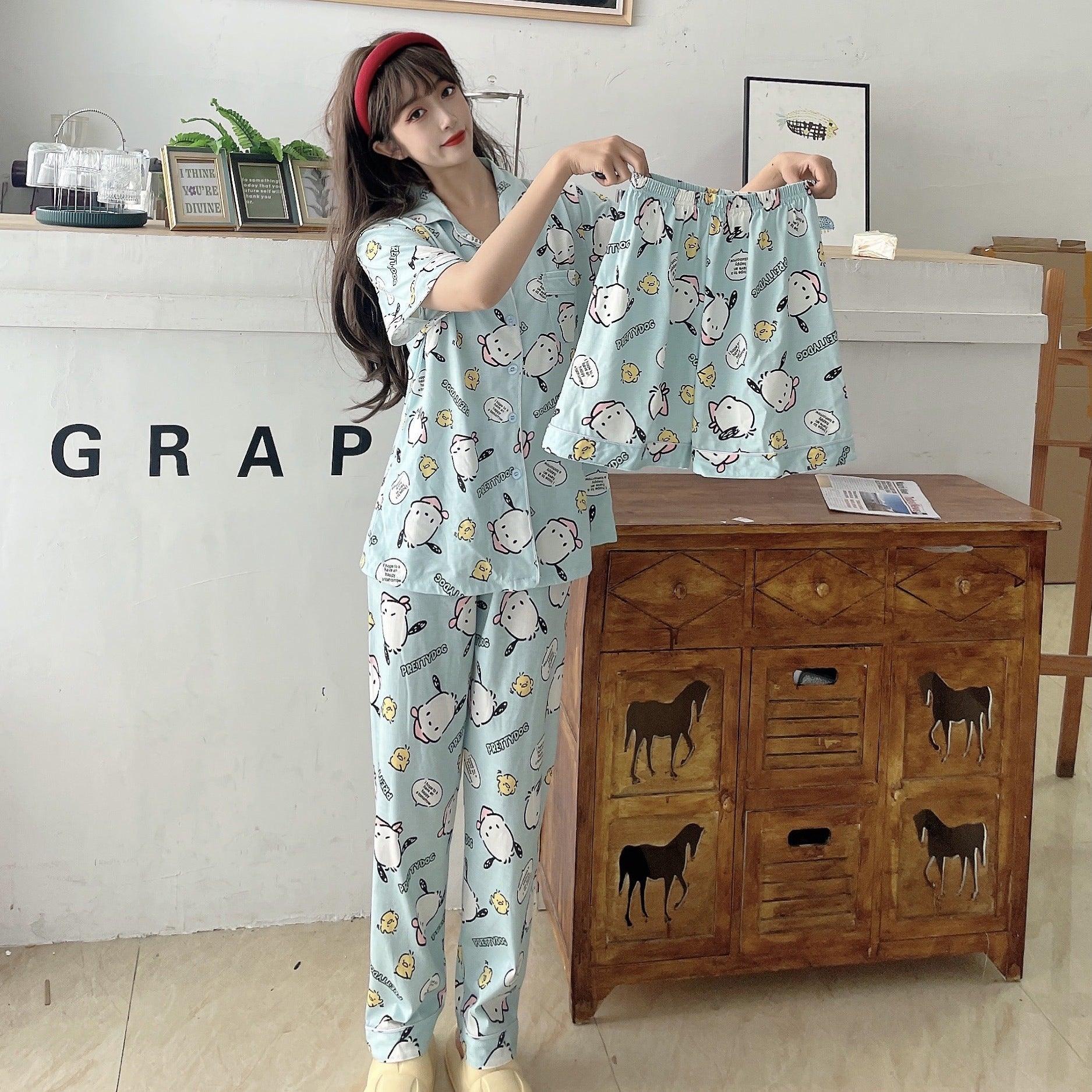 Pochacco and Pompompurin Pajamas Set – In Kawaii Shop