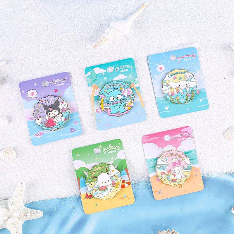 Sanrio Beach Fun Medal Pins – In Kawaii Shop