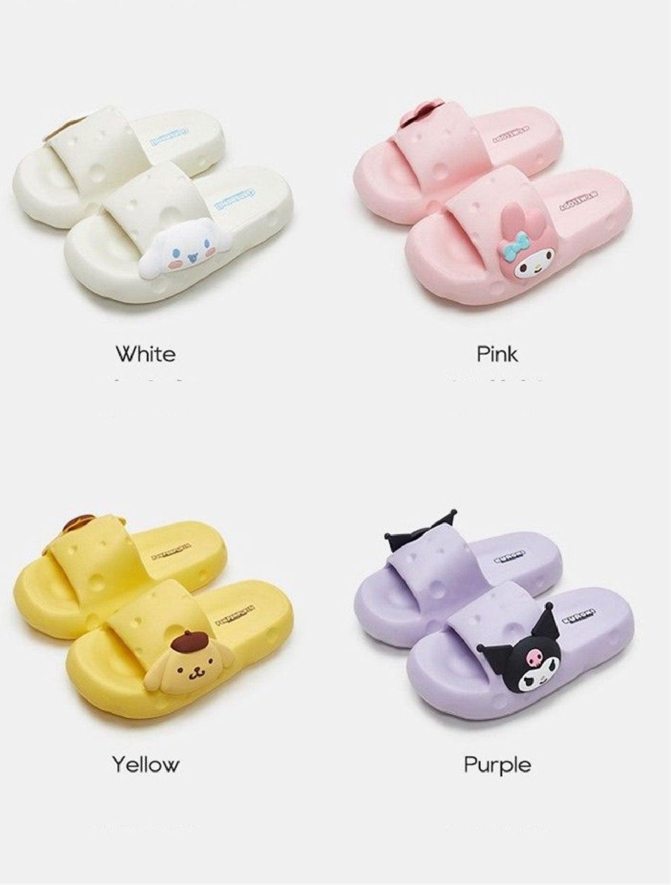 Sanrio Cheese Slippers – In Kawaii Shop