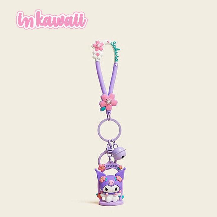 Sanrio Cherry Blossom Swing Cute Keychain/Car Charm – In Kawaii Shop
