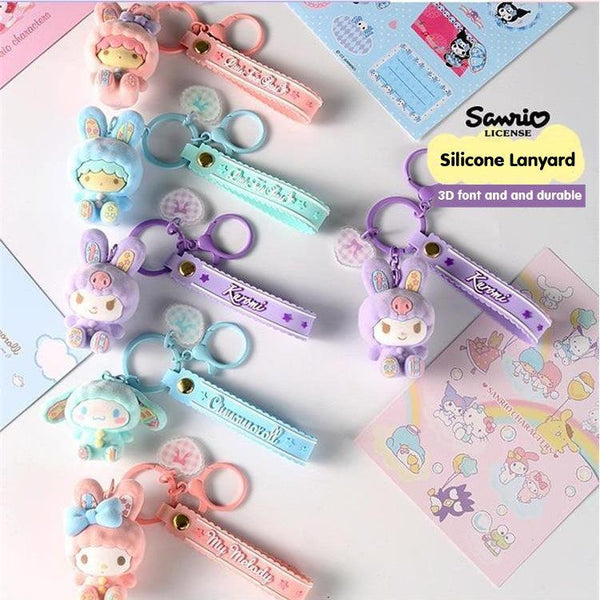 Sanrio PVC Flocked Keychain – In Kawaii Shop